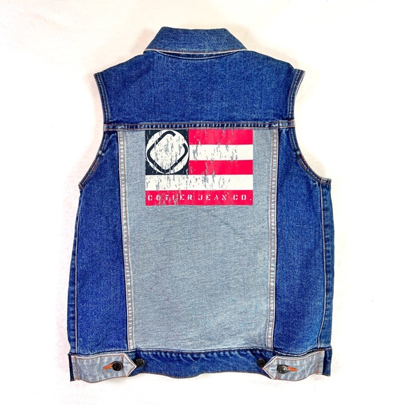 Cotler | Jackets & Coats | Cotler Jean Vest 98s Beautiful | Poshmark